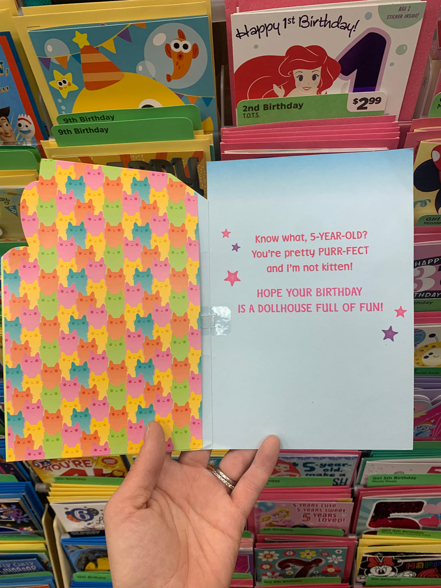 5th Birthday Gabby's Dollhouse Hallmark Sound card – Navita's Hallmark