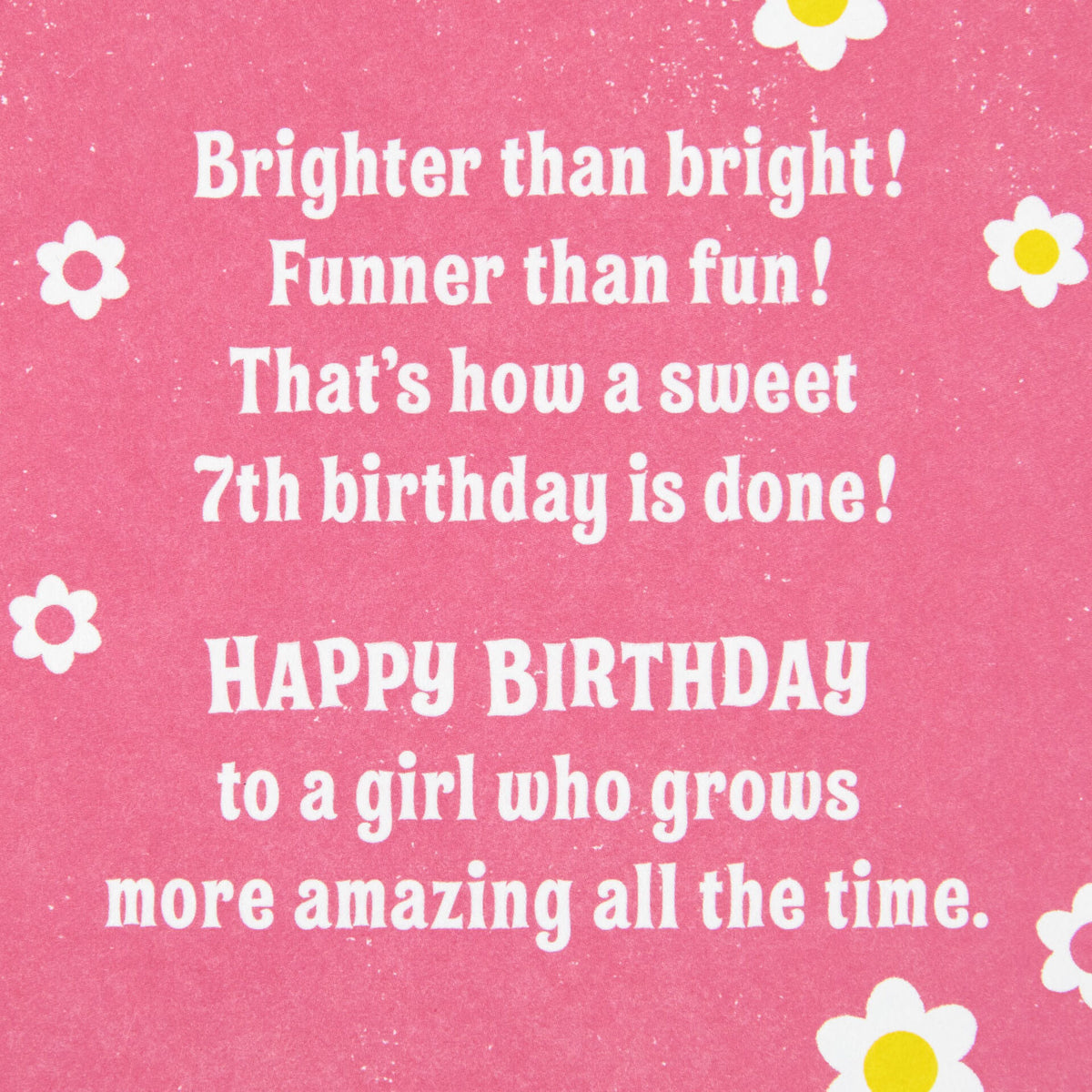 Funner than Fun 7th Birthday Card – Navita's Hallmark